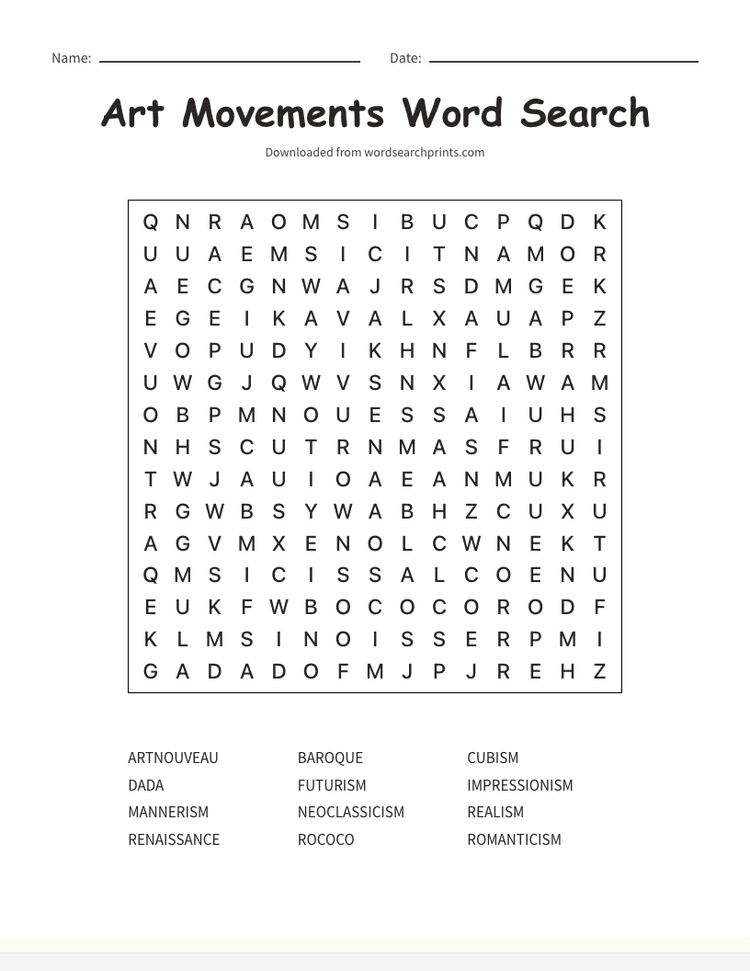 Advanced Word Search Puzzles | Word Search