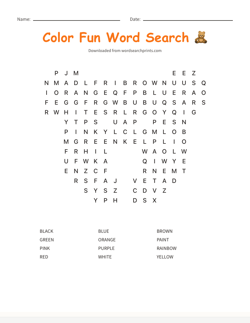 Fairy Tale Word Search Puzzles | Word Search