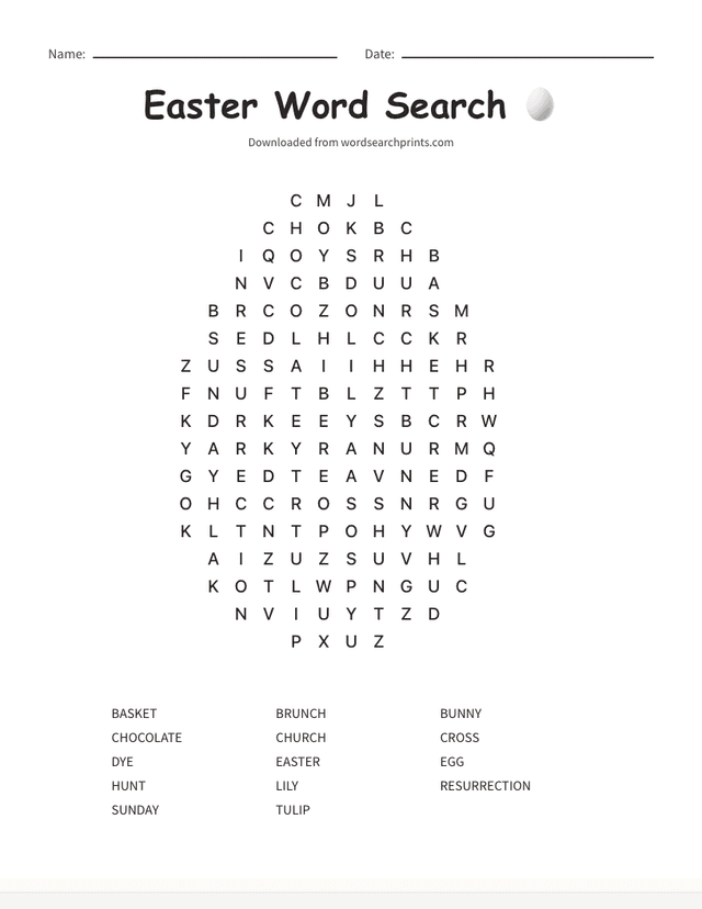 Passover Word Search Puzzles | Word Search