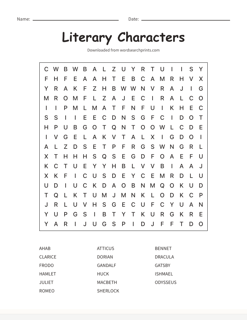 Mystery Word Search Puzzles | Word Search