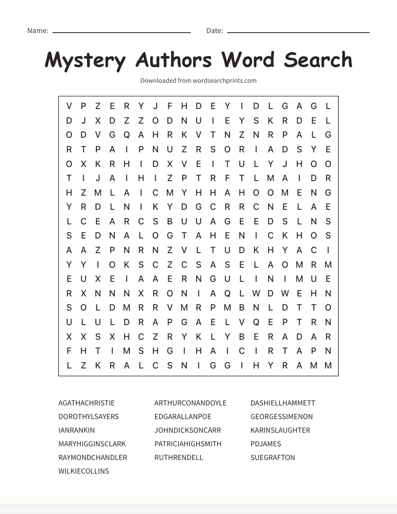 Movies Word Search Puzzles | Word Search