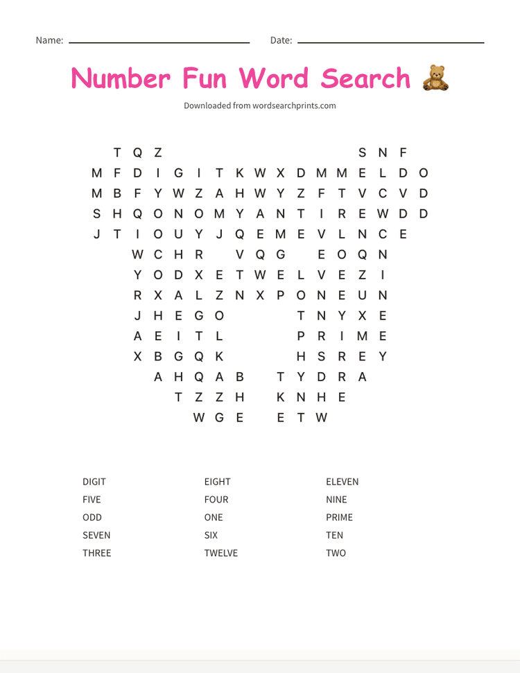Easy Word Search Puzzles | Word Search