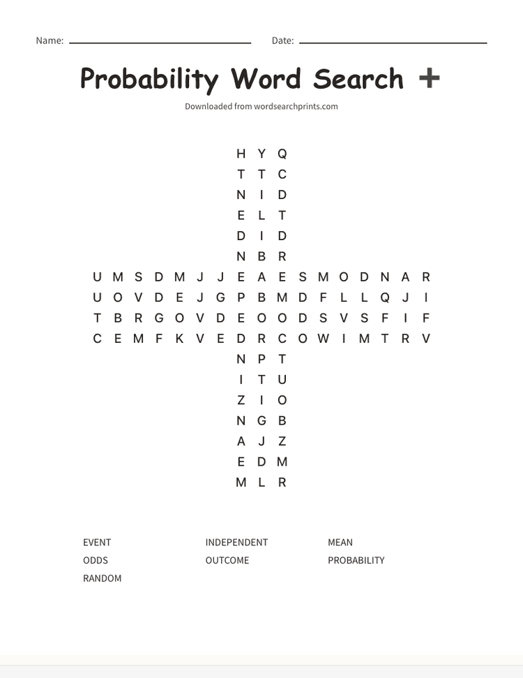 Math Word Search Puzzles | Word Search