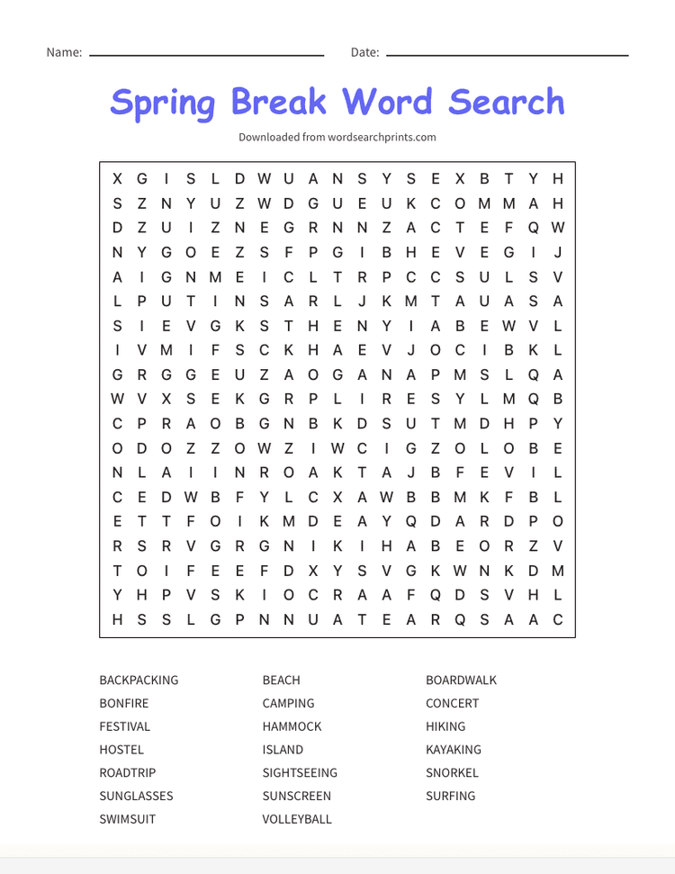Passover Word Search Puzzles | Word Search