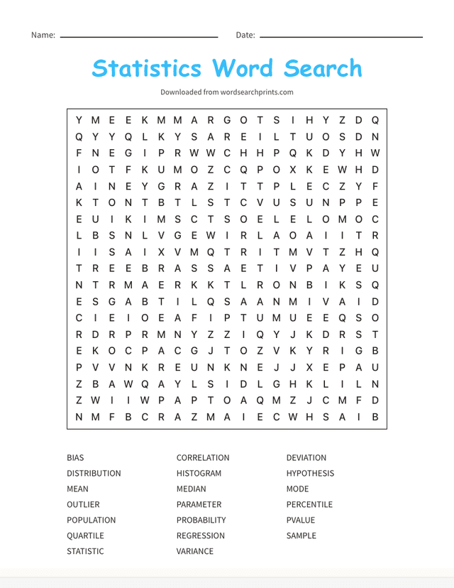 Math Word Search Puzzles | Word Search