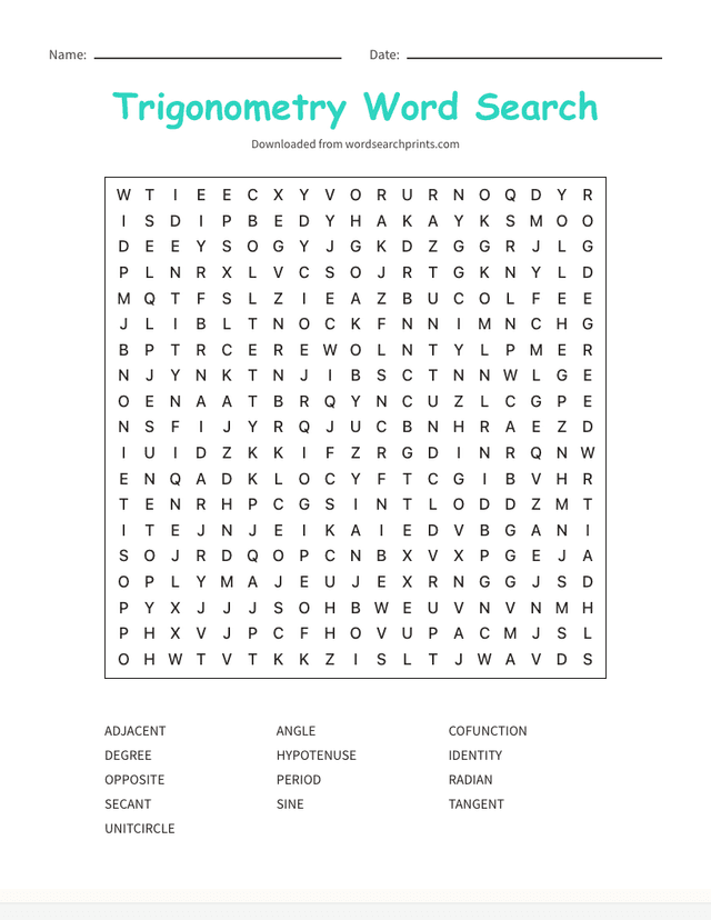 Printable Word Search Puzzles | Word Search