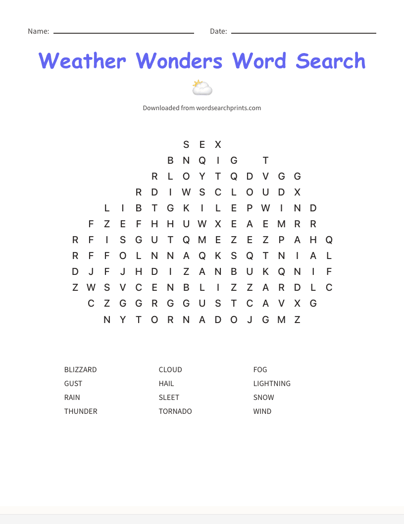 Kids Word Search Puzzles | Word Search